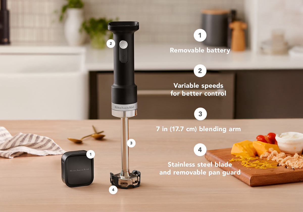 Cordless Hand Blender With Battery | KitchenAid New Zealand