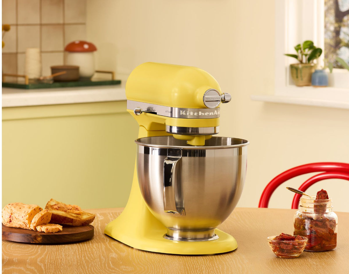 Artisan Tilt-Head Stand Mixer - Butter KSM195 | KitchenAid New Zealand