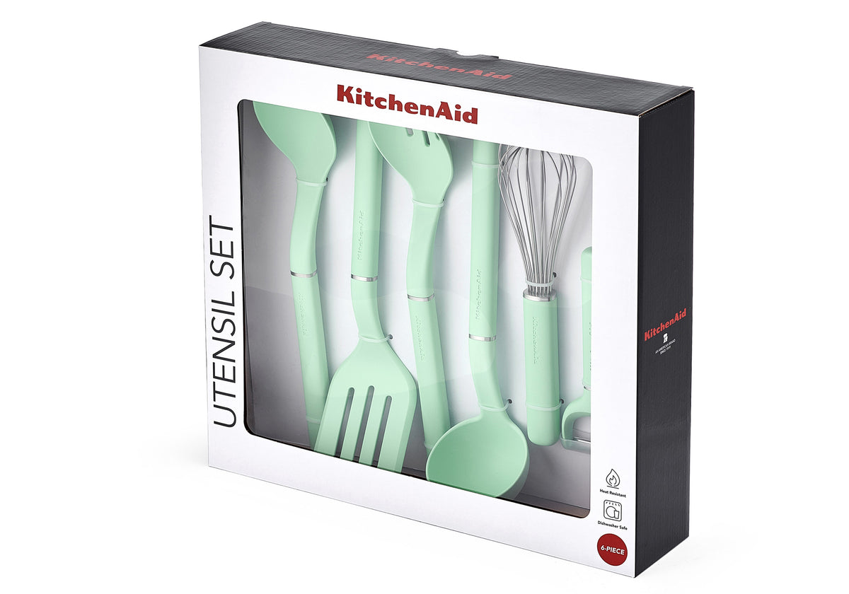Spearmint 6 Piece Utensil Set | KitchenAid New Zealand